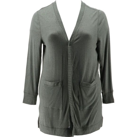 Belle by Kim Gravel | Sweaters | Belle Kim Gravel Brushed Knit Duster ...